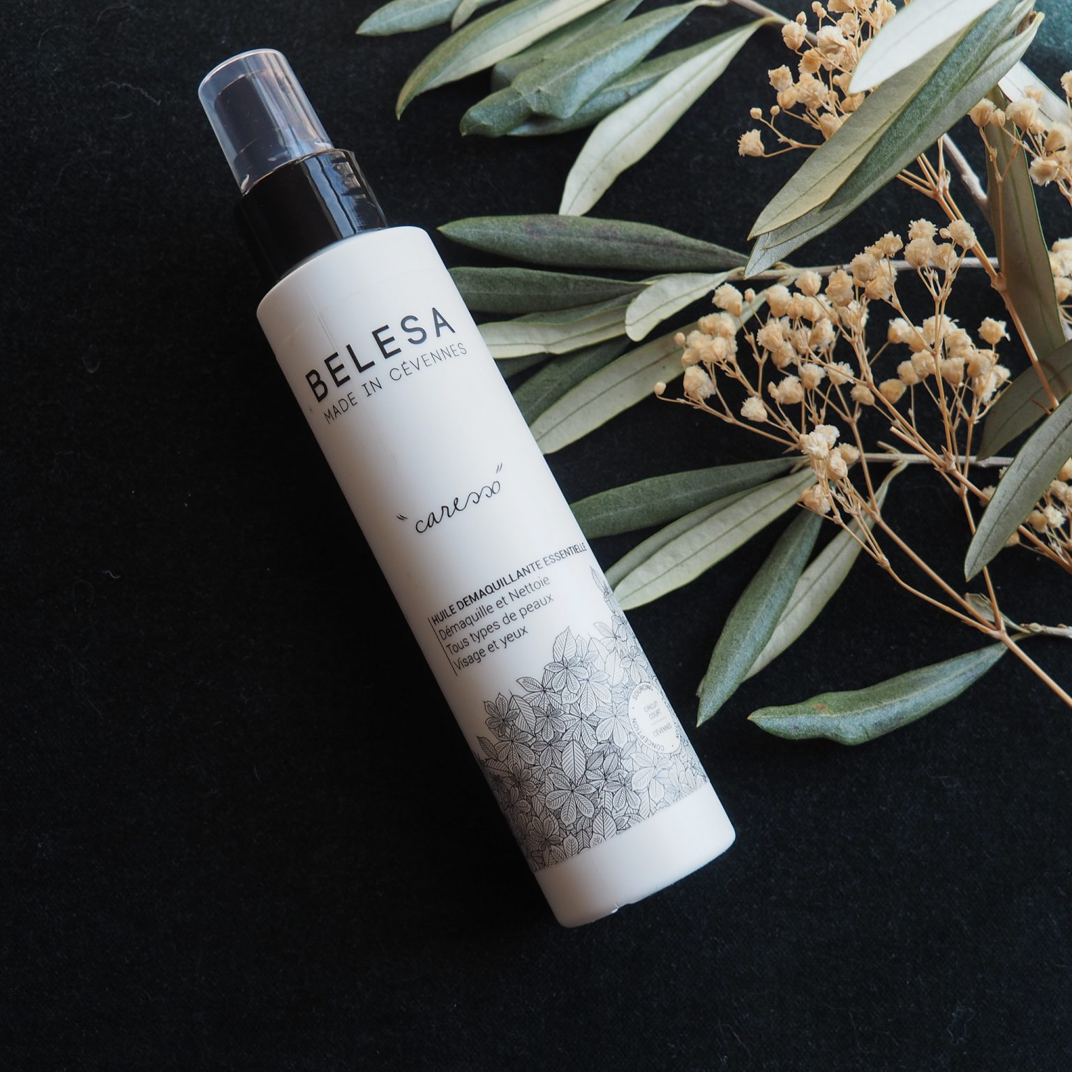 HUILE DEMAQUILLANTE Essentielle "caresso" - 100 ml - Belesa